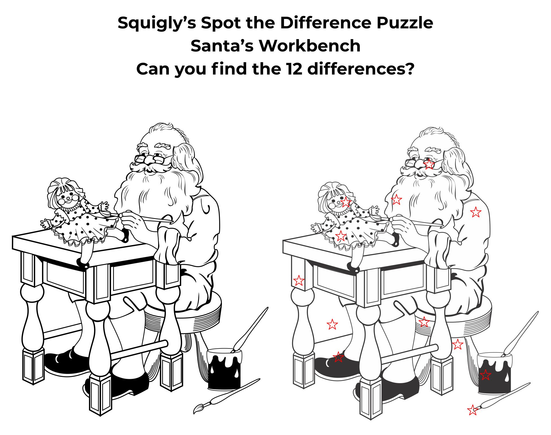10 Best Printable Adult Find The Difference Printablee
