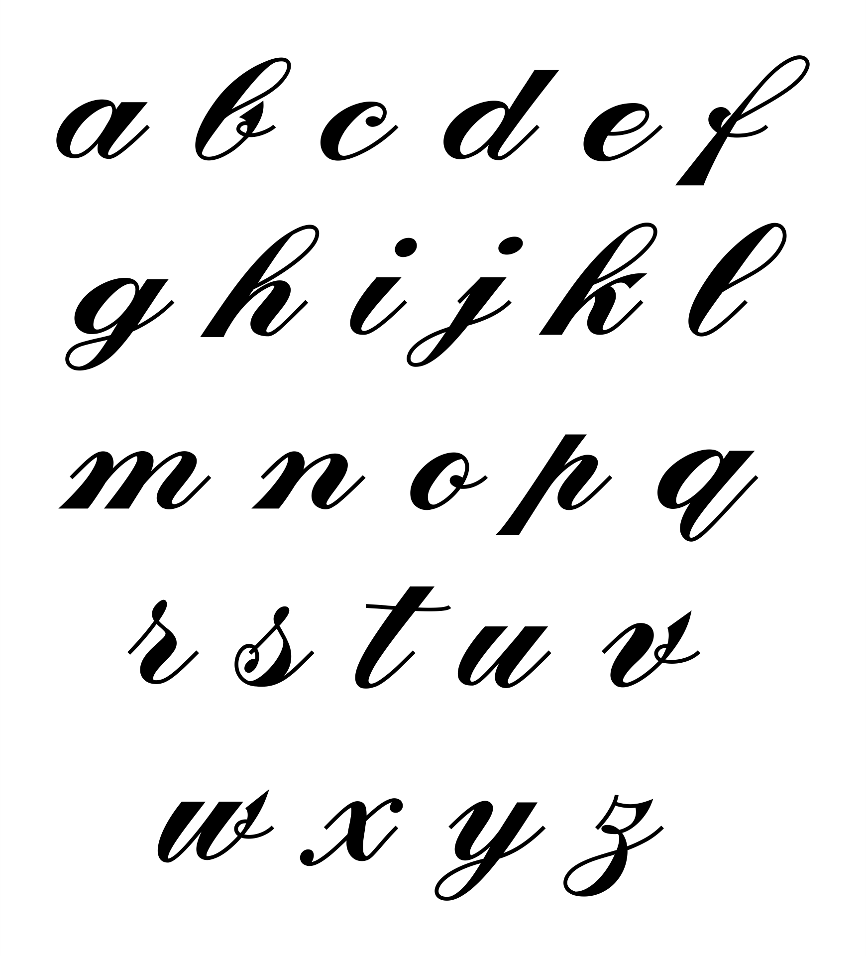 20 Best Cursive Lower Case Letters Printables PDF For Free At Printablee