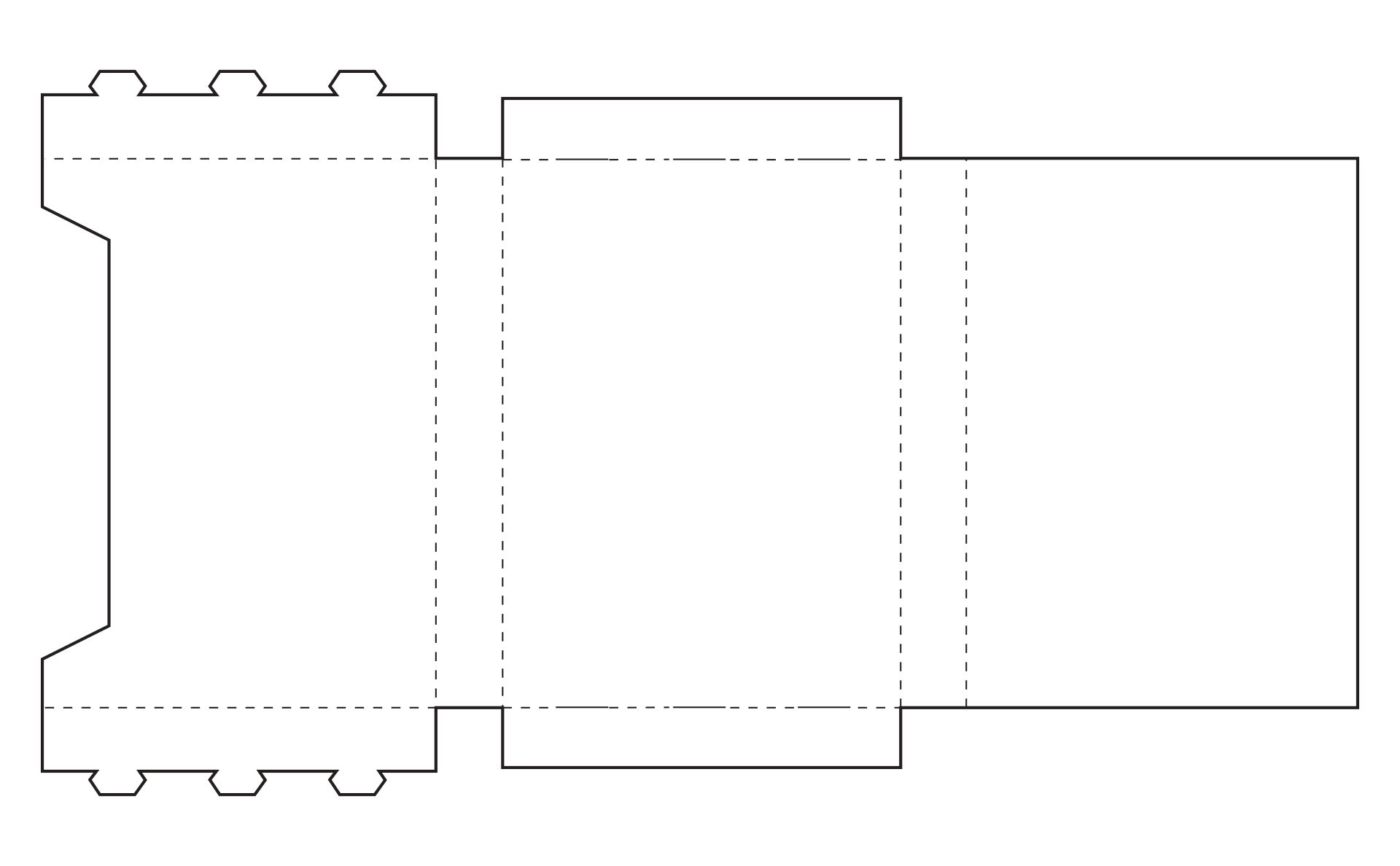 Rectangle Box Template Printable