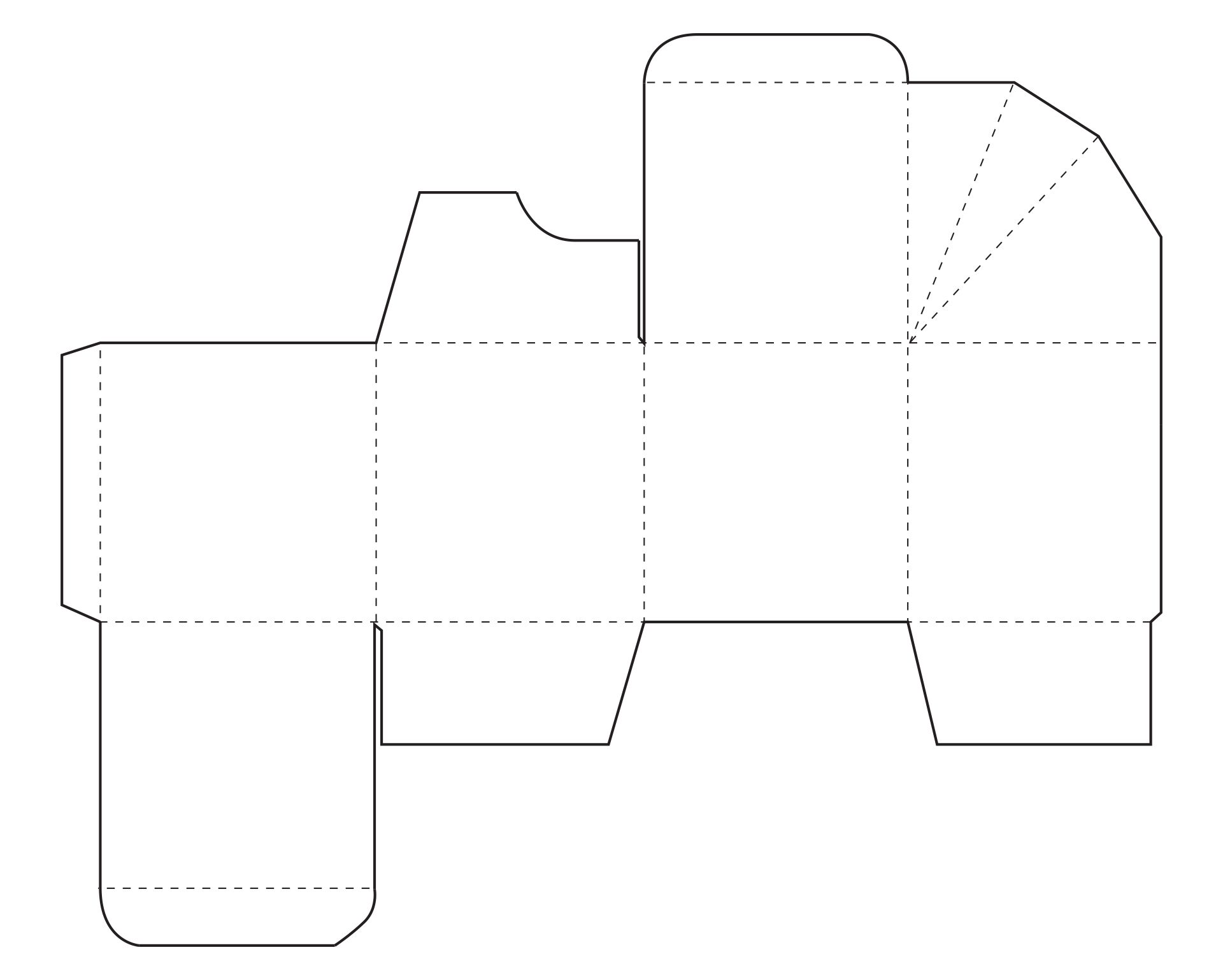10 Best Rectangular Box Template Printable Printablee