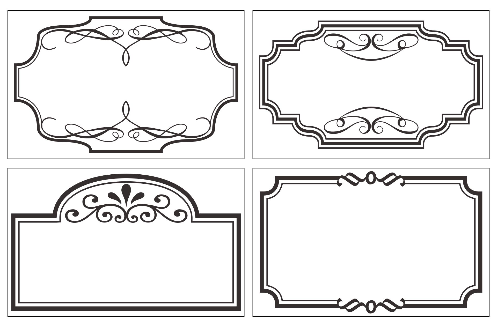 Name Tag Borders 15 Free PDF Printables Printablee