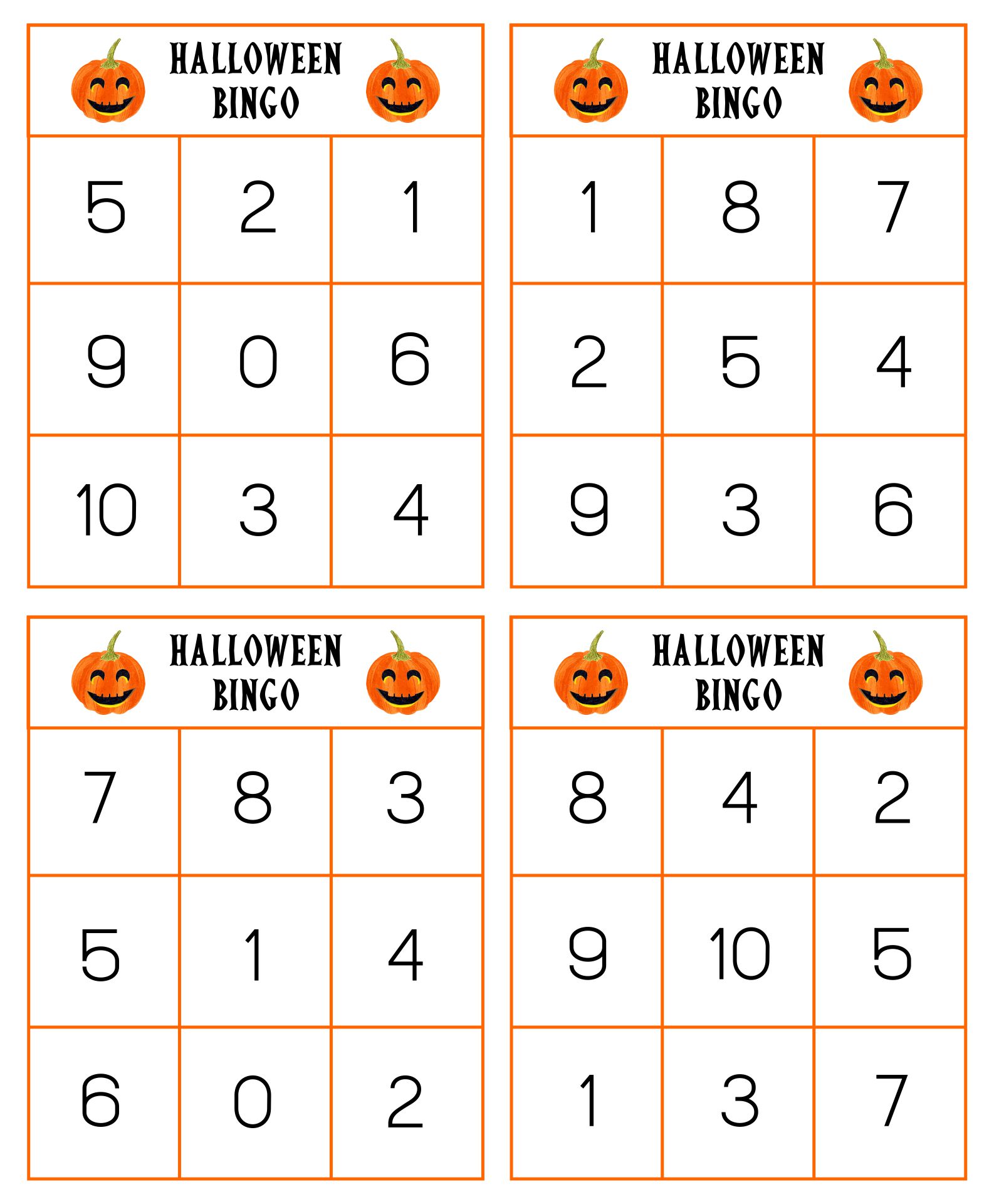 15 Best Preschool Printable Halloween Bingo Cards PDF For Free At