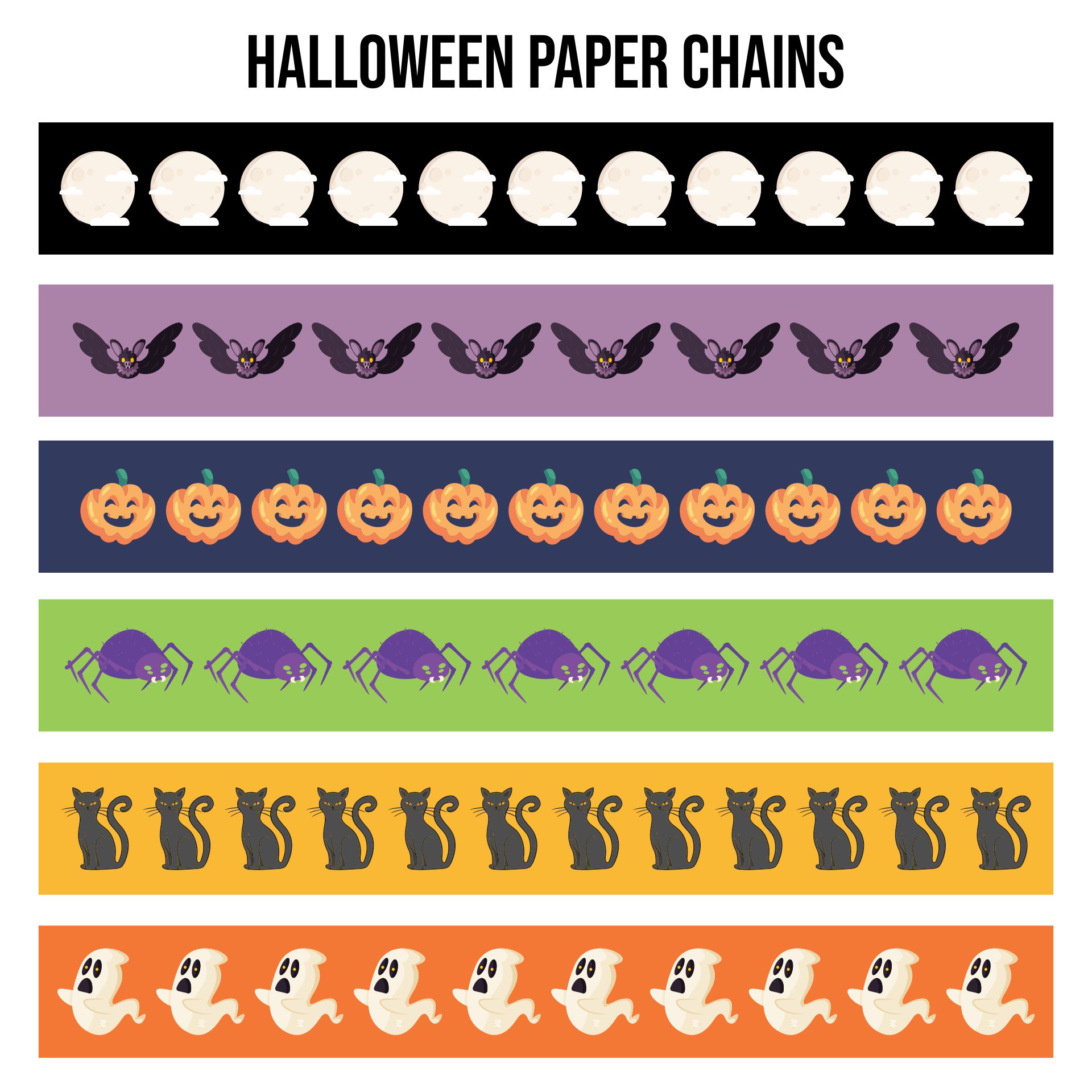 15 Best Free Printable Halloween Paper Printablee