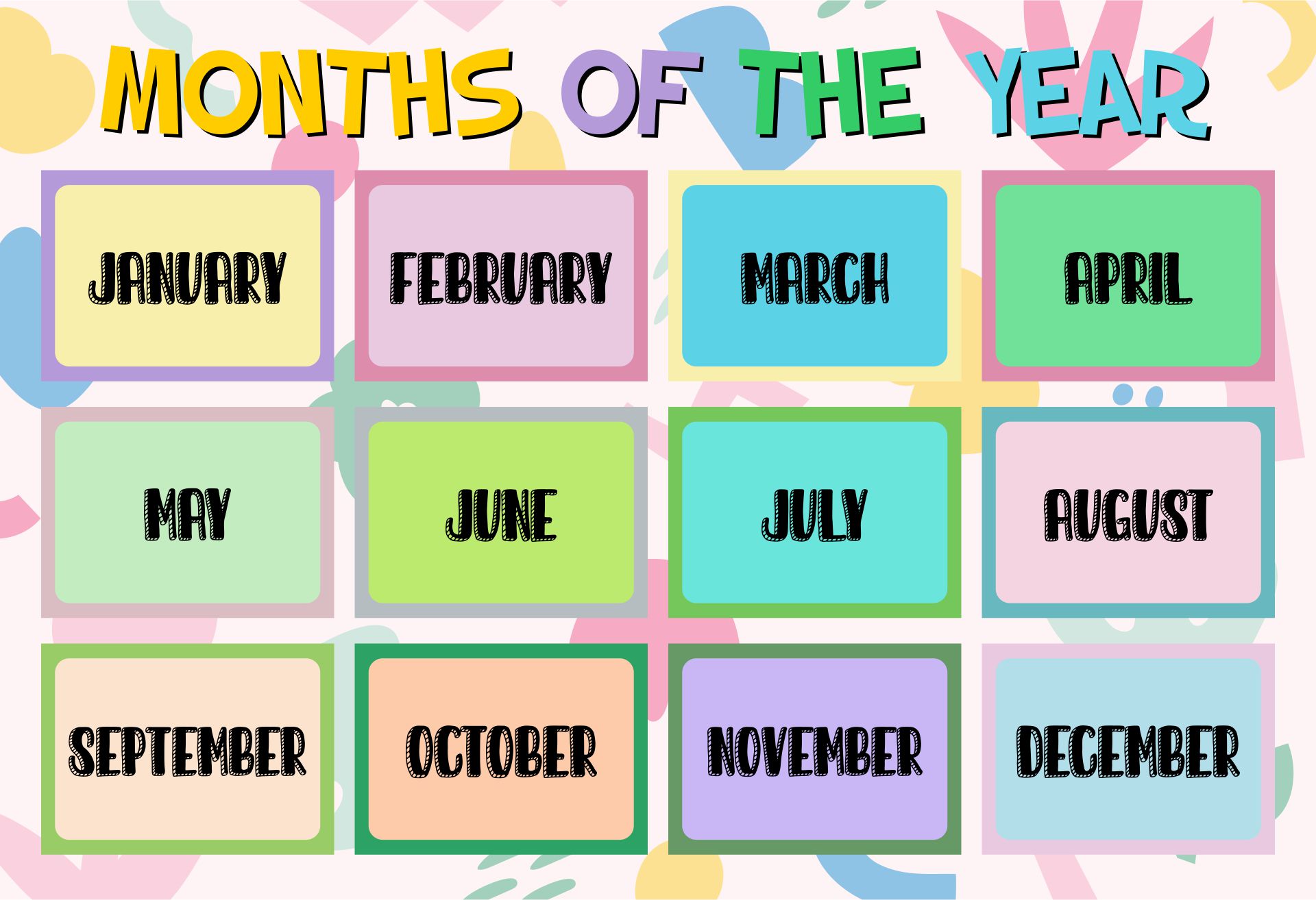 13 Best Free Printable Month Names Pdf For Free At Pr Vrogue co