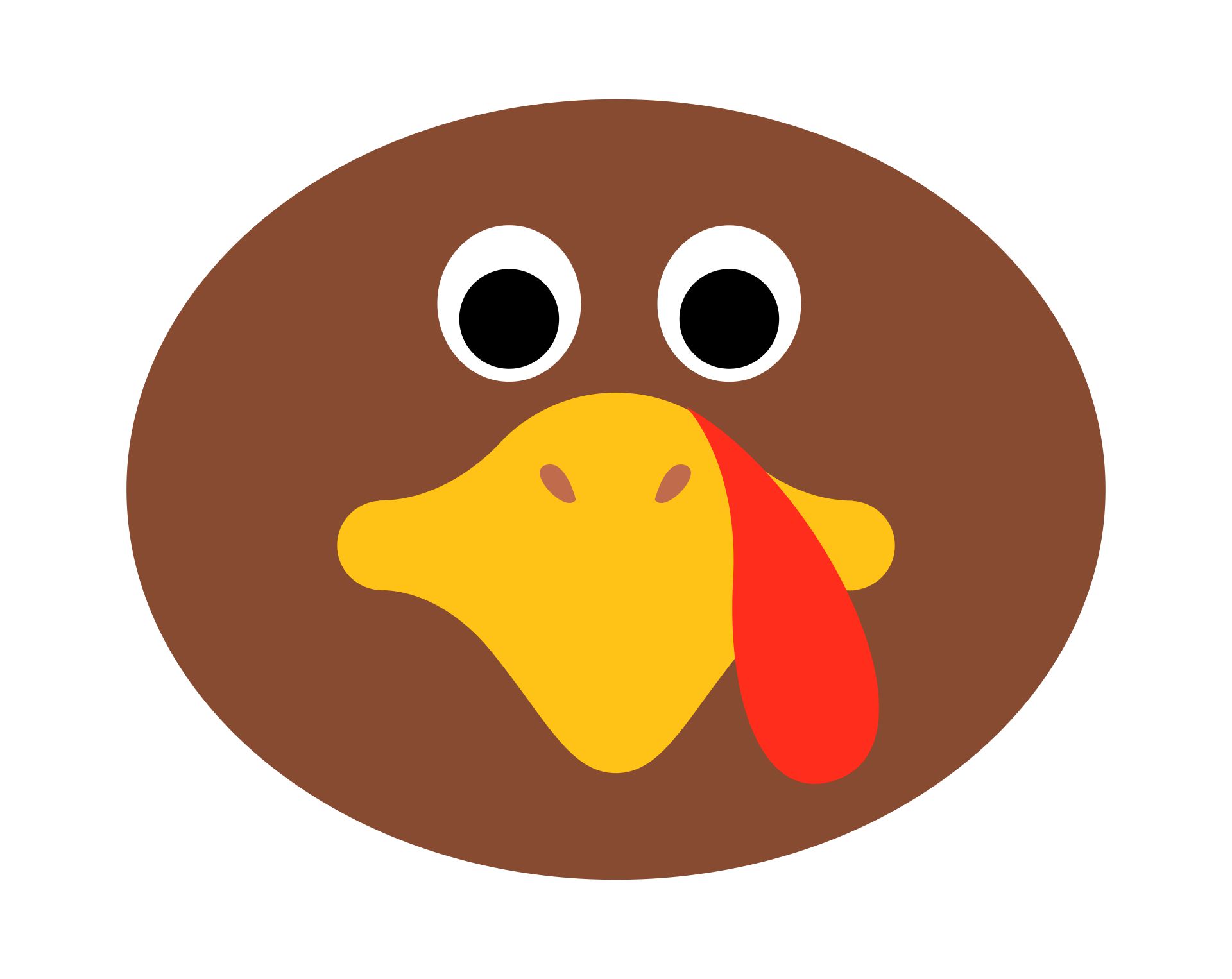 10 Best Thanksgiving Turkey Face Printable PDF For Free At Printablee