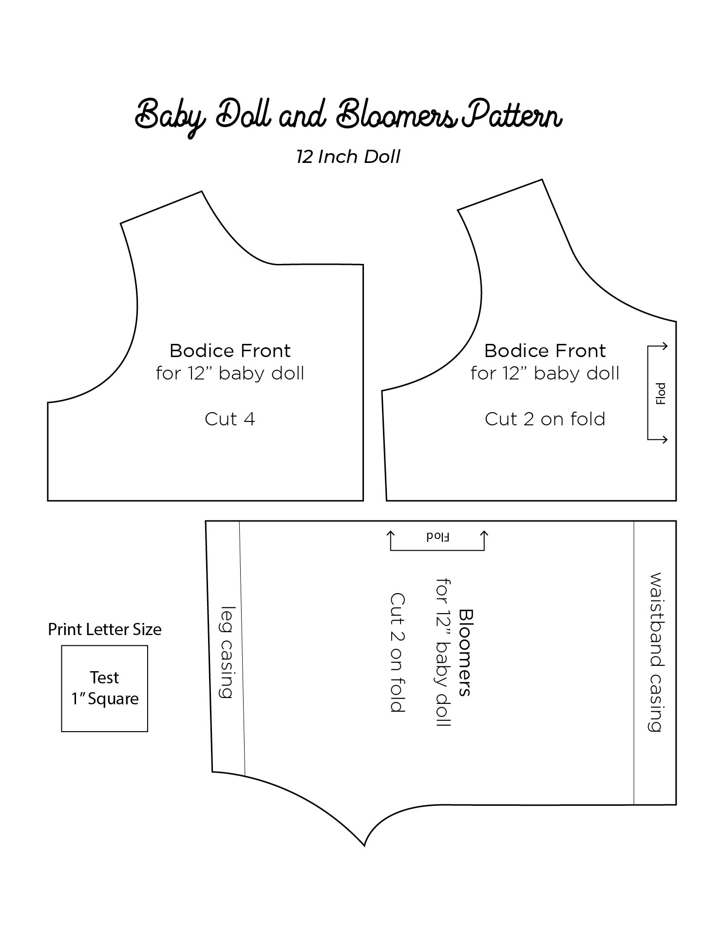 10 Best Printable Sewing Patterns For Dolls PDF For Free At Printablee