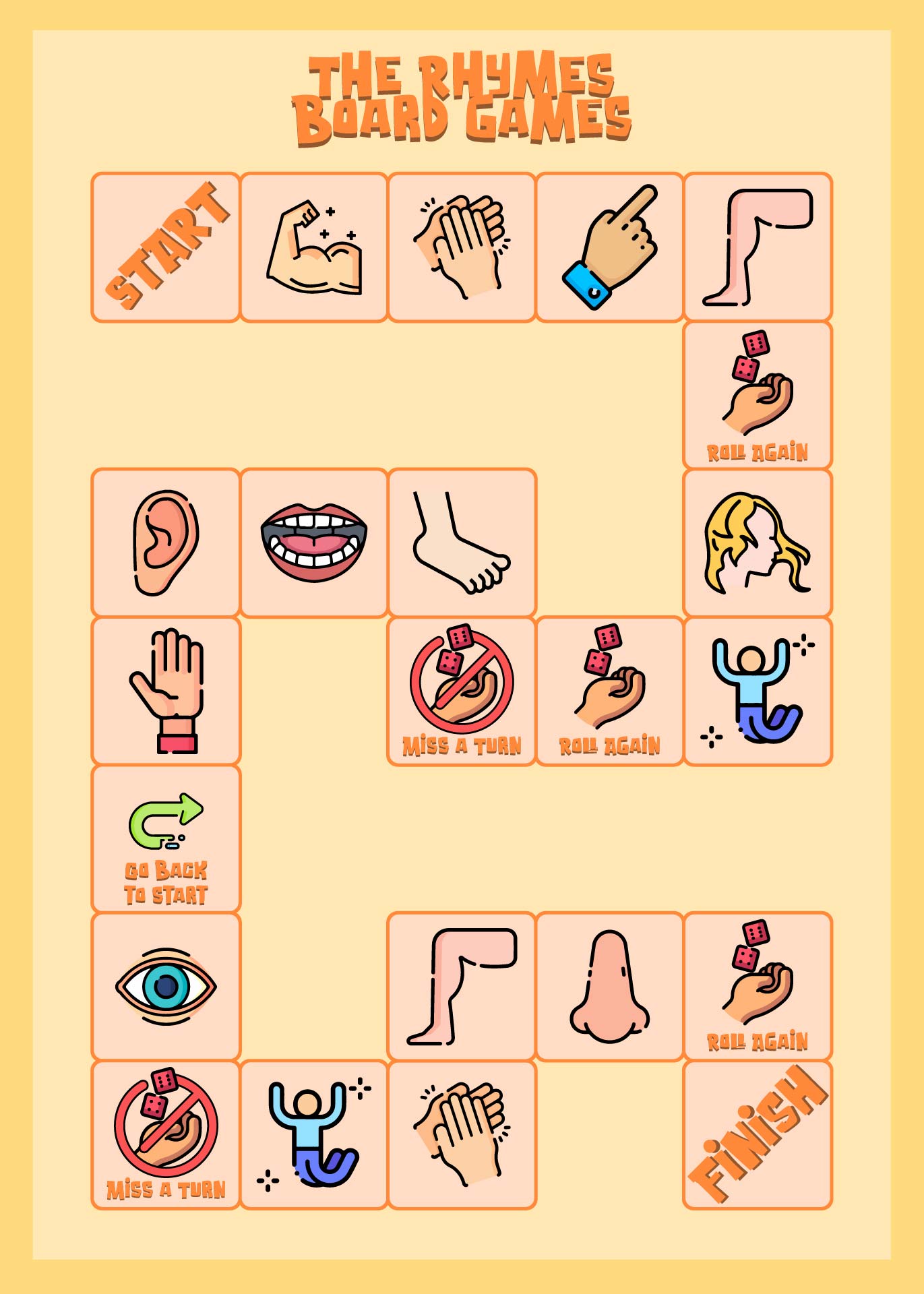 Printable Game Pieces For Board Games