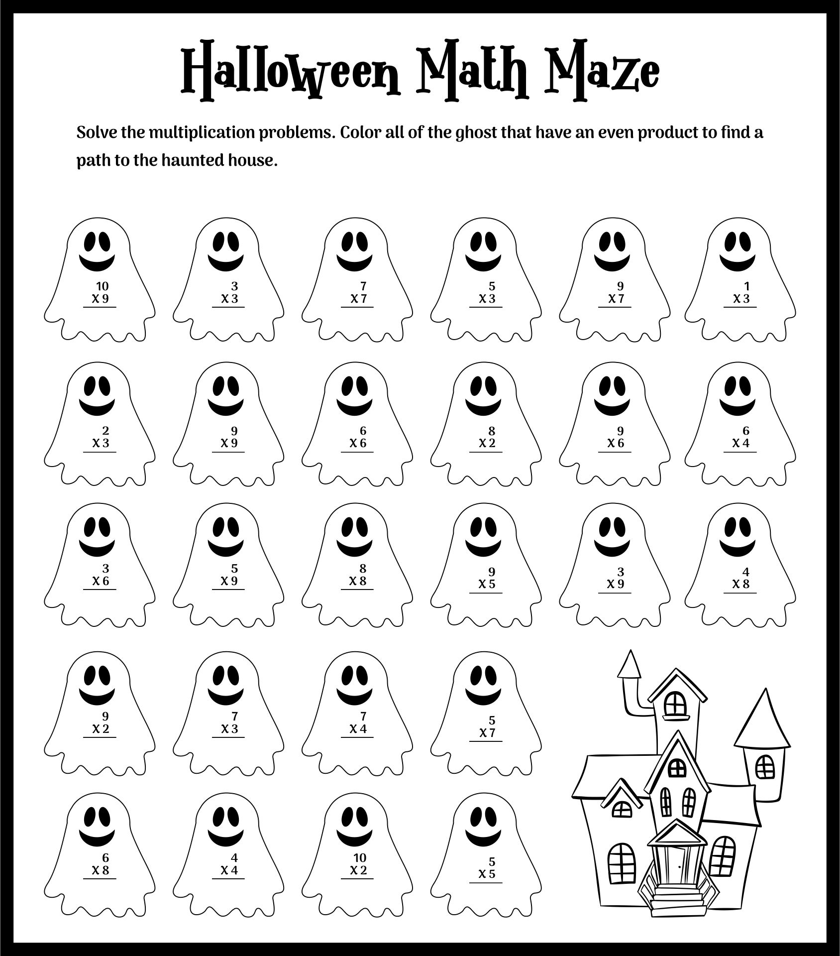 15 Best Printable Halloween Puzzles 4th Grade PDF For Free At Printablee