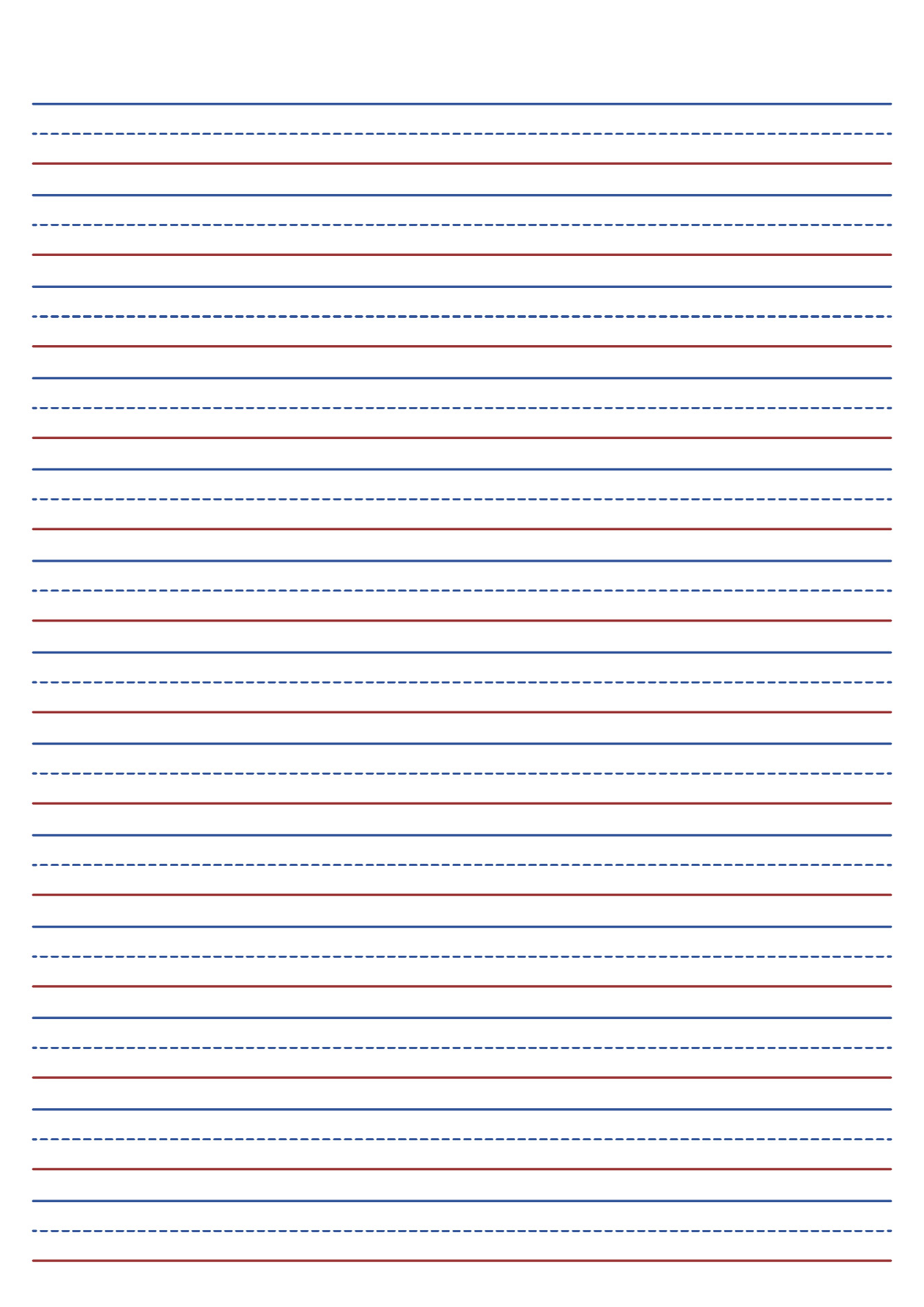 Handwriting Paper - 13 Free PDF Printables | Printablee